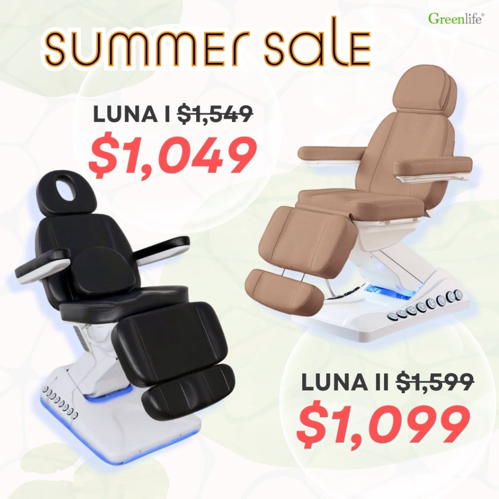 GreenLife Summer Sale 2025 | LUNA 4 Motors Spa Electric Facial Bed ...