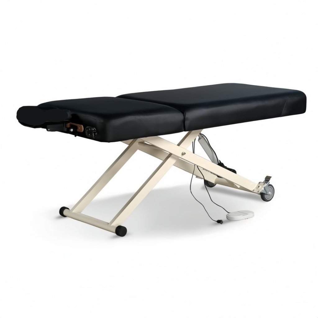 Professional Electric Lift Massage Table with Adjustable Backrest ...