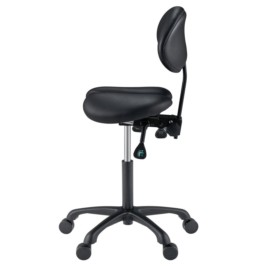 Master Massage Berkeley Ergonomic Saddle Stool -Two Split Part Seat ...
