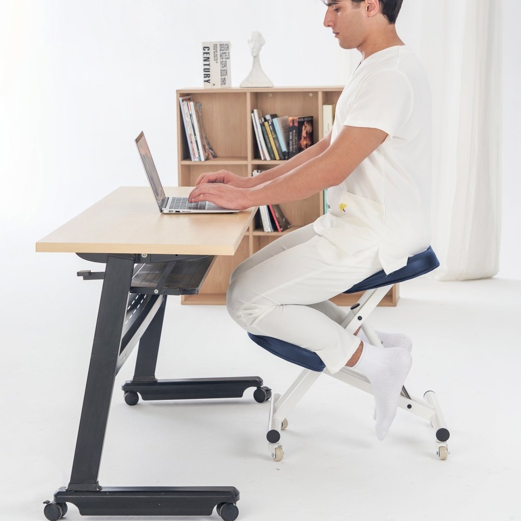 Master Massage Ergonomic Metal Foldable Posture Kneeling Chair for ...