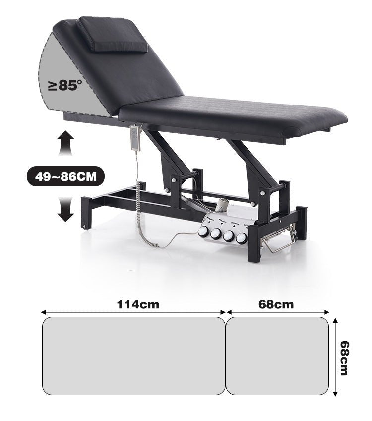 Thomas I 2-Motor Electric Massage Table Built-in Foot Pedal with 4 ...