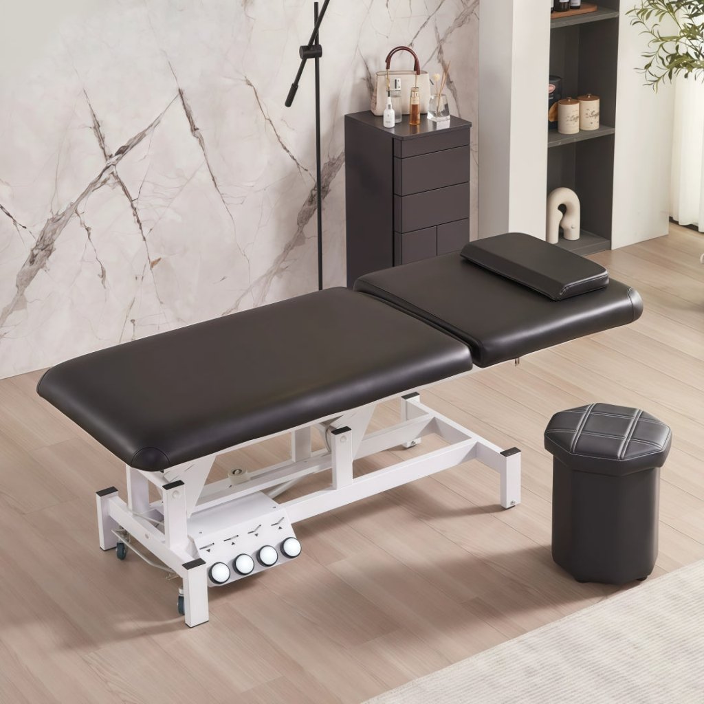 Thomas I 2-Motor Electric Massage Table Built-in Foot Pedal with 4 ...